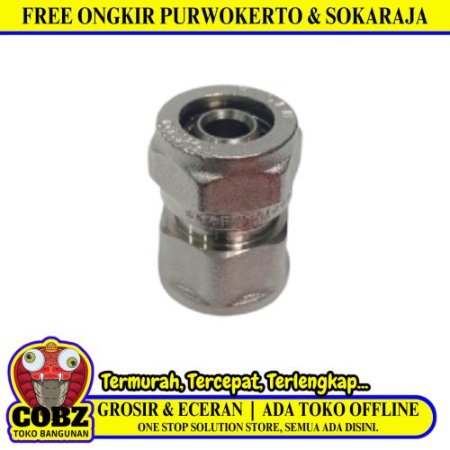 S 20 x 3/4 IN / FIDEM Sok Selang Pex Drat Dalam Ke Pipa Stainless ...