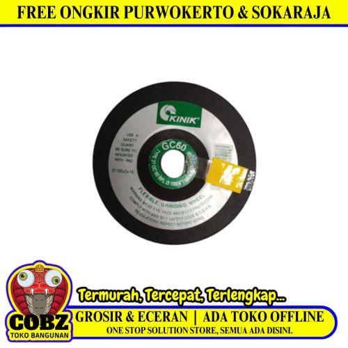 4 IN / KINIK GC60 TIPE Mata Gerinda Grinding Poles Asah Kaca Granit Ke ...
